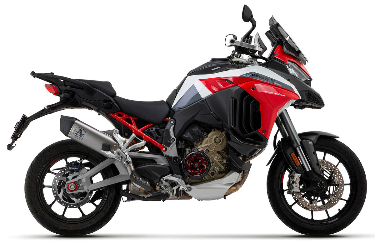 ARROW Ducati Multistrada V4 (2021+) Titanium Slip-on Exhaust – Desmoheart