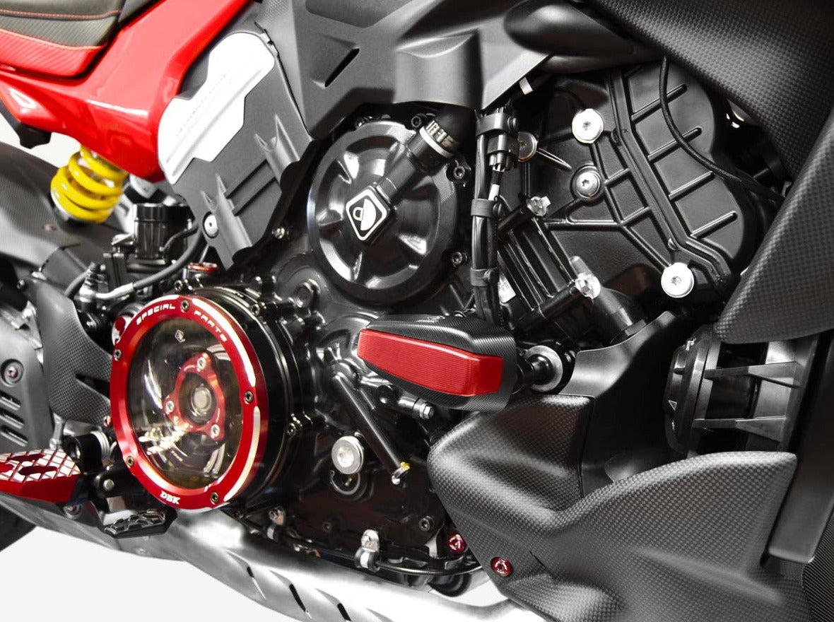 DBK Ducati Diavel V4 (2023+) Frame Protection – Desmoheart